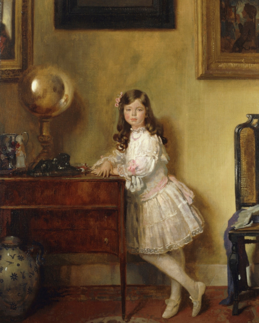 Girl in a Golden Interior - William Orpen Art Prints - Museum Quality Art