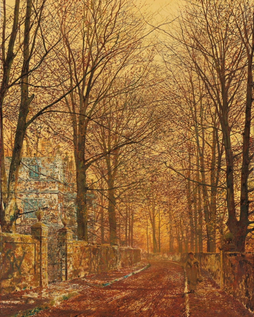 In the Golden Olden Time - Vintage Autumnal Artwork - Museum Quality Art