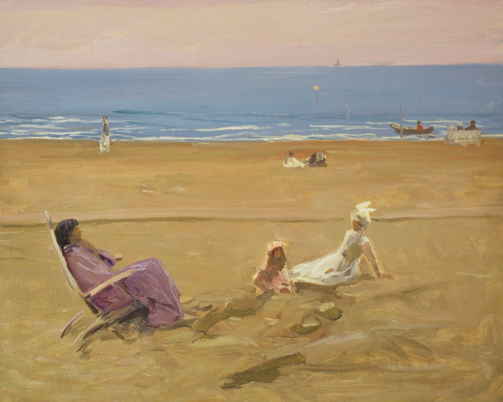 On the Beach - Sir John Lavery Art Prints - Museum Quality Art
