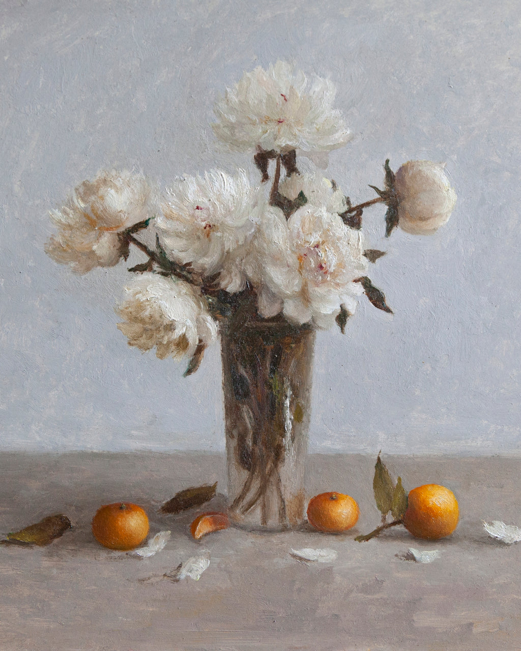Peonies and Oranges - James Zamora Art Prints - Museum Quality Art