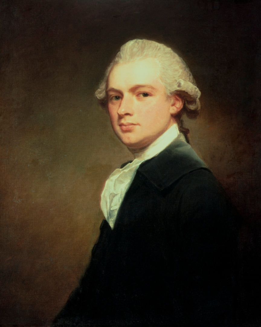 Portrait of Henry Russell - George Romney Art Prints - Museum Quality Art