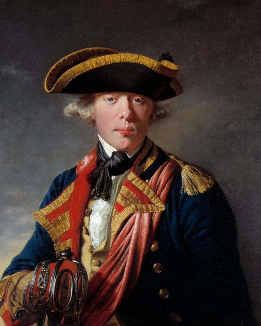 Portrait of James Cook, British Navigator - Joseph Wright of Derby Art ...
