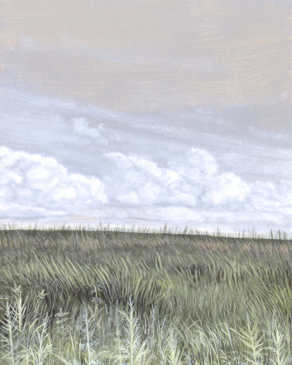 Prairie Wind II - Hettie Roberts Landscape Art Prints - Museum Quality Art