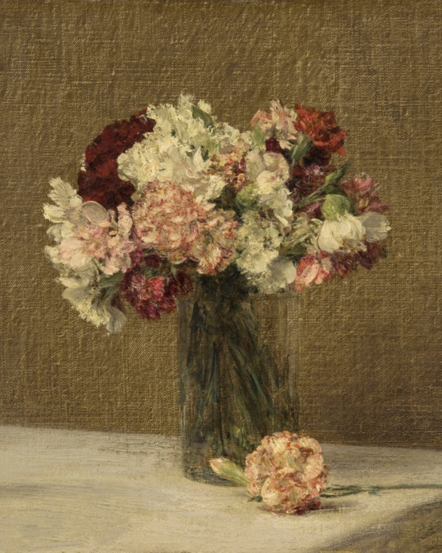Still Life with Carnations - Henri Fantin-Latour Art Prints - Museum ...