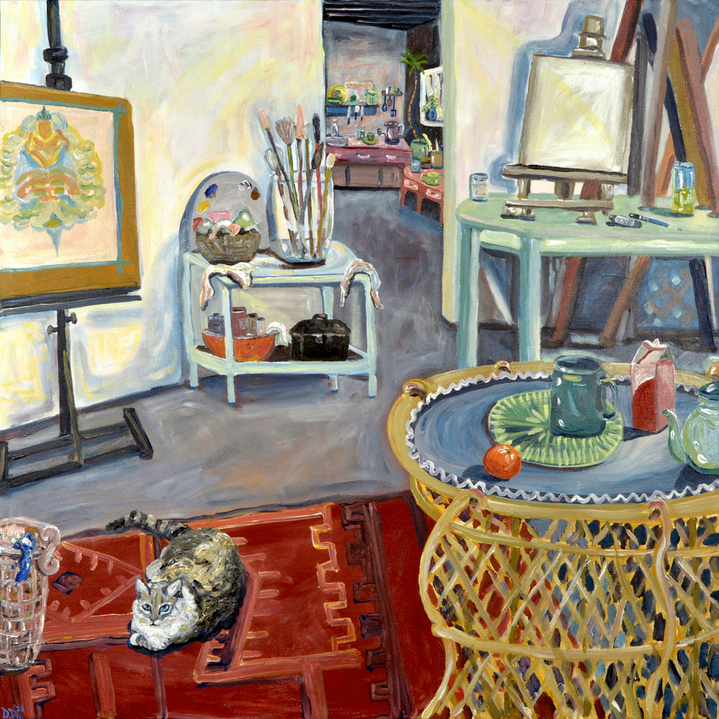 Studio de Sabou - Deborah Alastra Square Artwork - Museum Quality Art