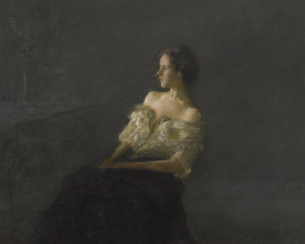 Study of a Woman Seated - Thomas Wilmer Dewing Art Prints - Museum ...