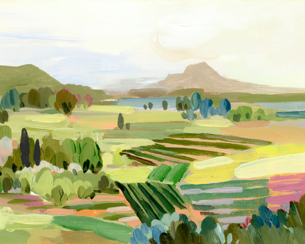 SUNNY ITALIAN FIELD | Museum Quality Art