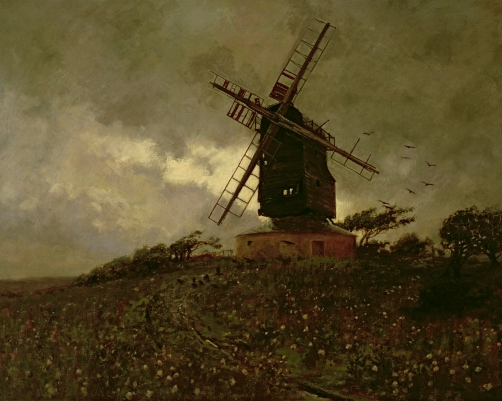 The Haunted Mill - Moody Vintage Art Prints - Museum Quality Art