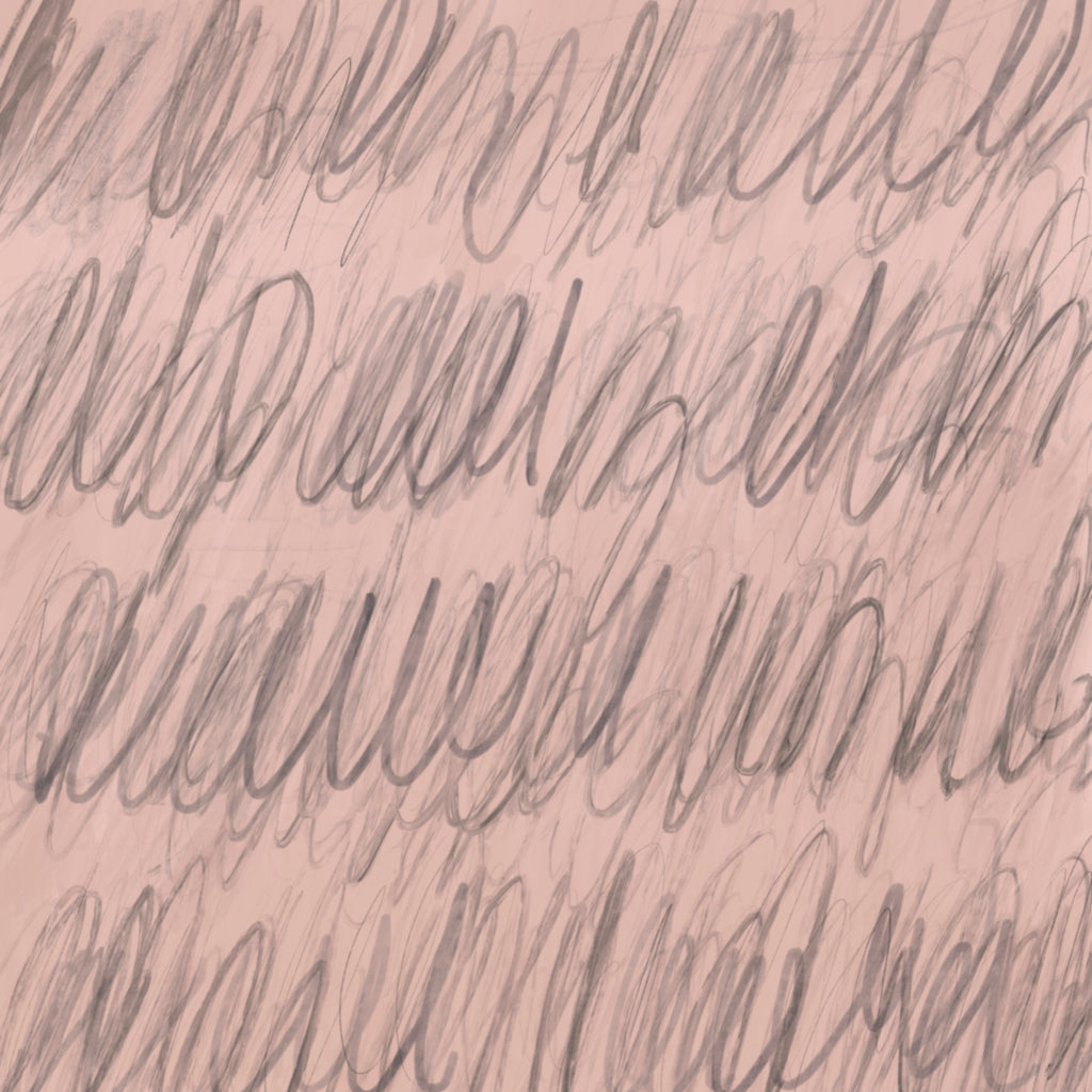 Thoughts on Blush - Scribble Art Prints - Museum Quality Art