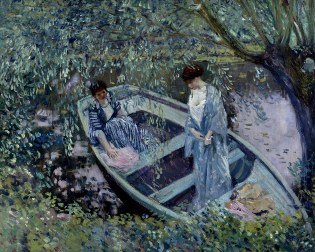Under the Willows - Frederick Carl Frieseke Art Prints - Museum Quality Art