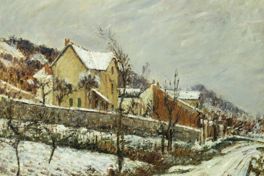 Village in the Snow - Gustave Loiseau Art Prints - Museum Quality Art