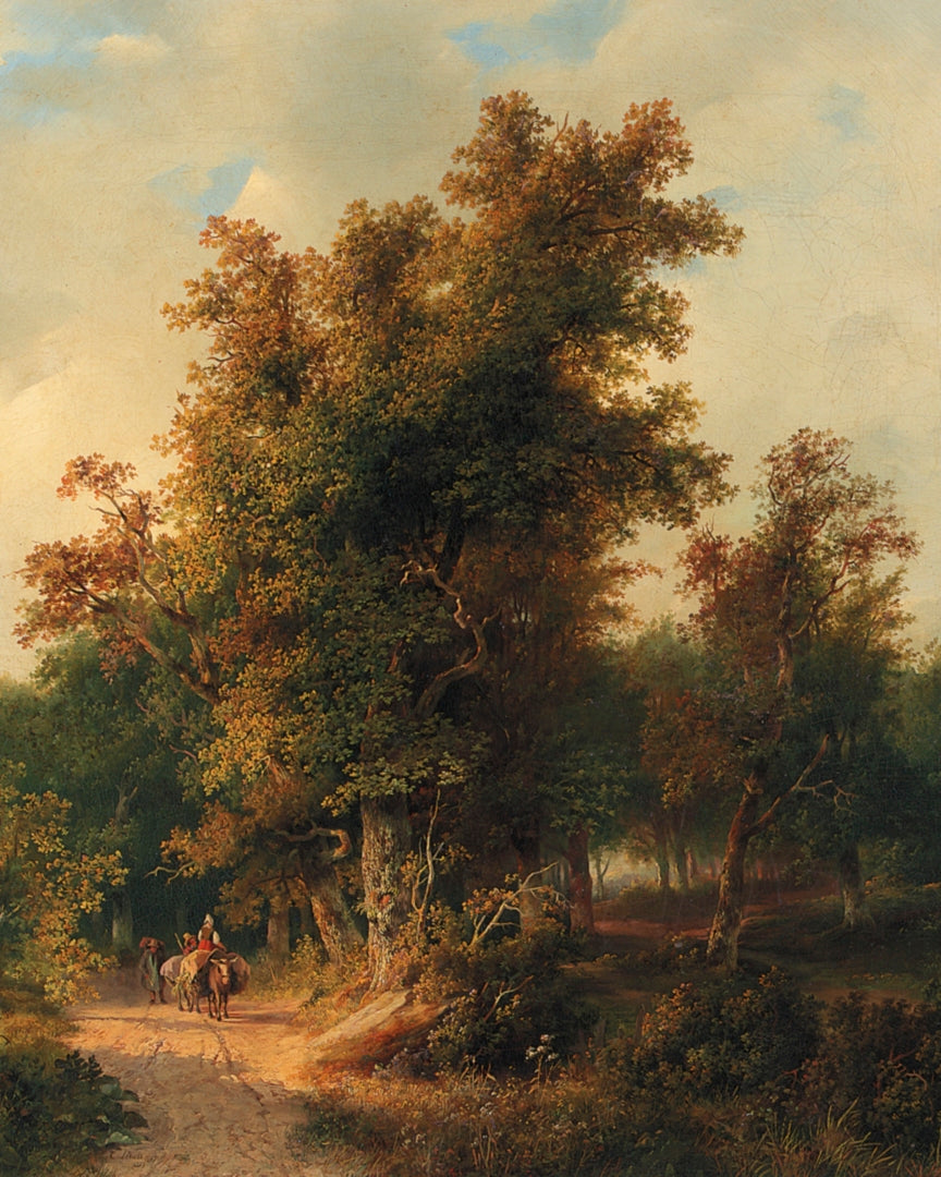 WOODED LANDSCAPE WITH MARSH | Museum Quality Art