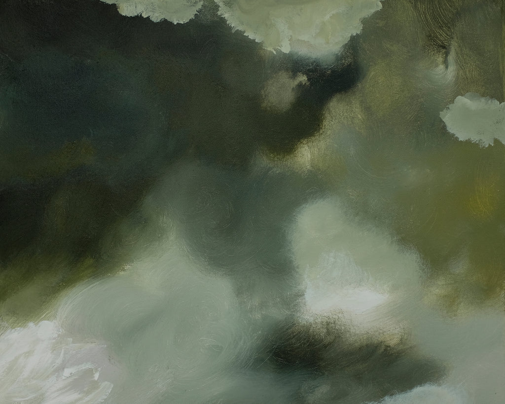 DASOS - Green Abstract Art by Emily Tingey – Museum Quality Art