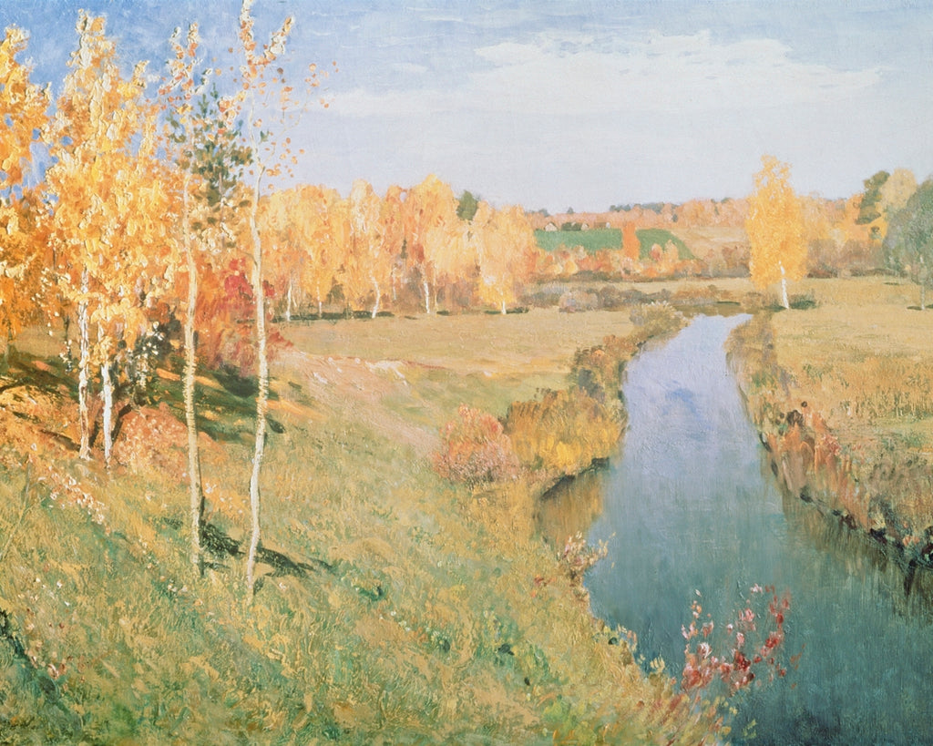 Golden Autumn Art Print - Framed Autumn Wall Art – Museum Quality Art