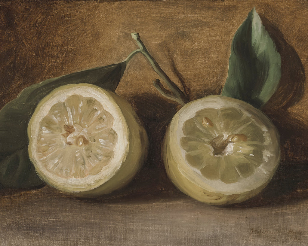 Lemons Art Print - Lemon Kitchen Artwork – Museum Quality Art