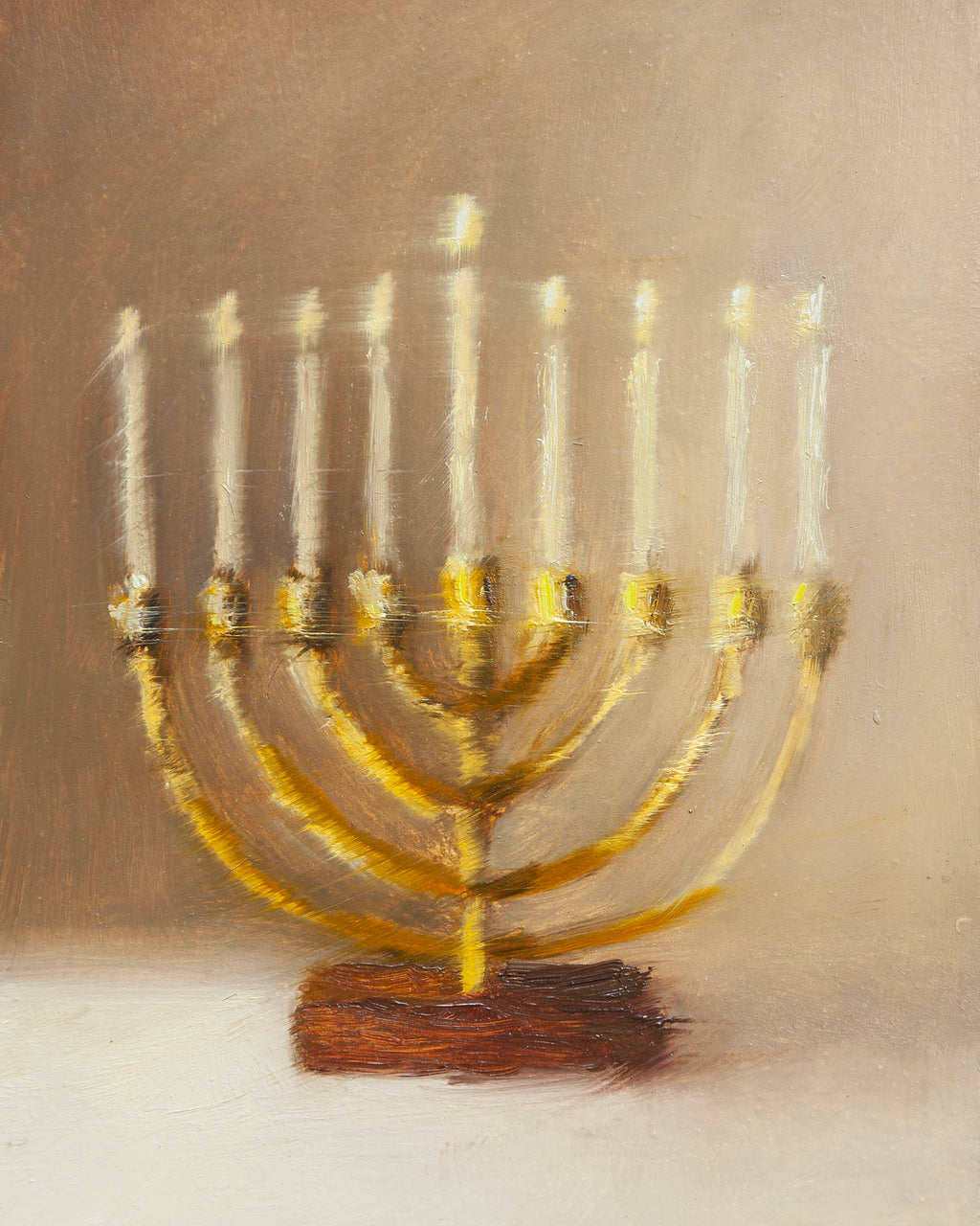 Menorah - Classic Holiday Art Prints - Museum Quality Art