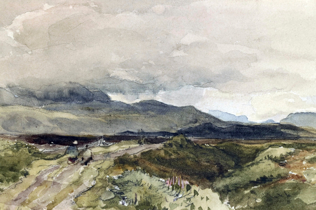 Moorland Scene Art Print – Museum Quality Art