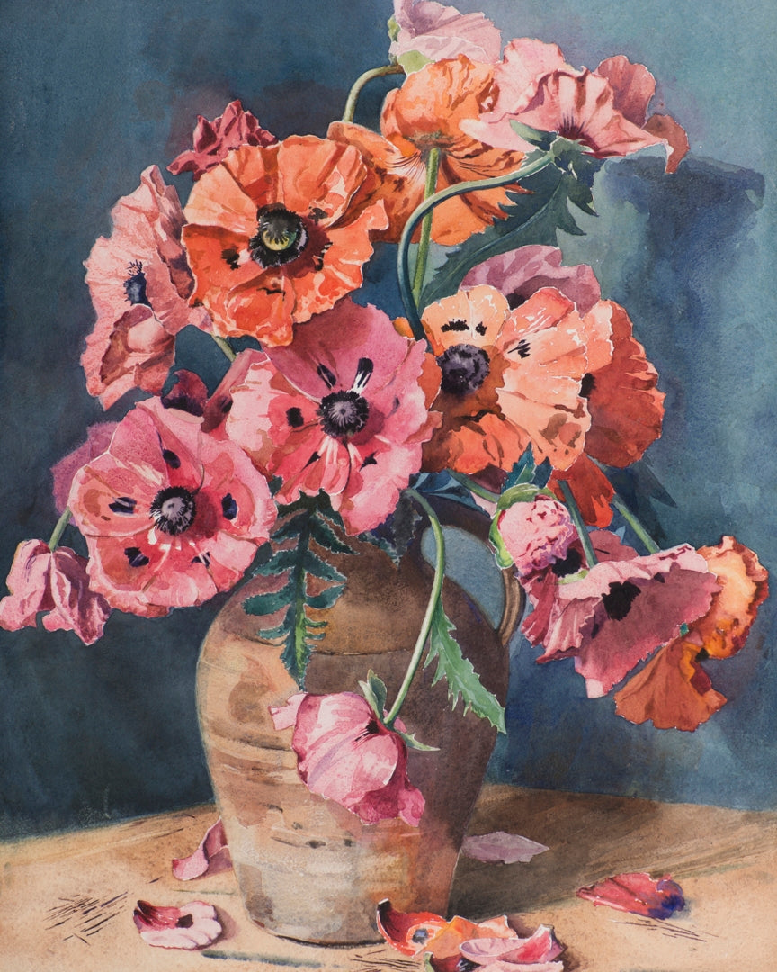 Pink Poppies - David Goodfellow Art Prints - Museum Quality Art